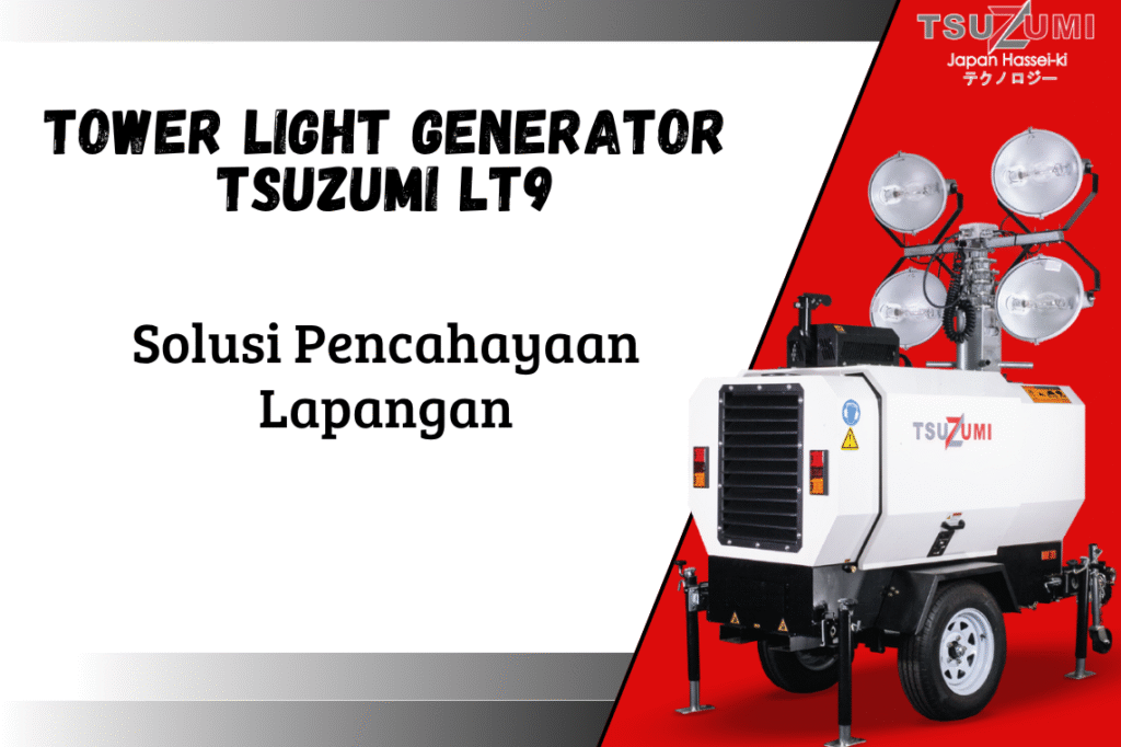 Tower Light Generator 4 x 1000 watt Tsuzumi LT 9 Model Trailer ...